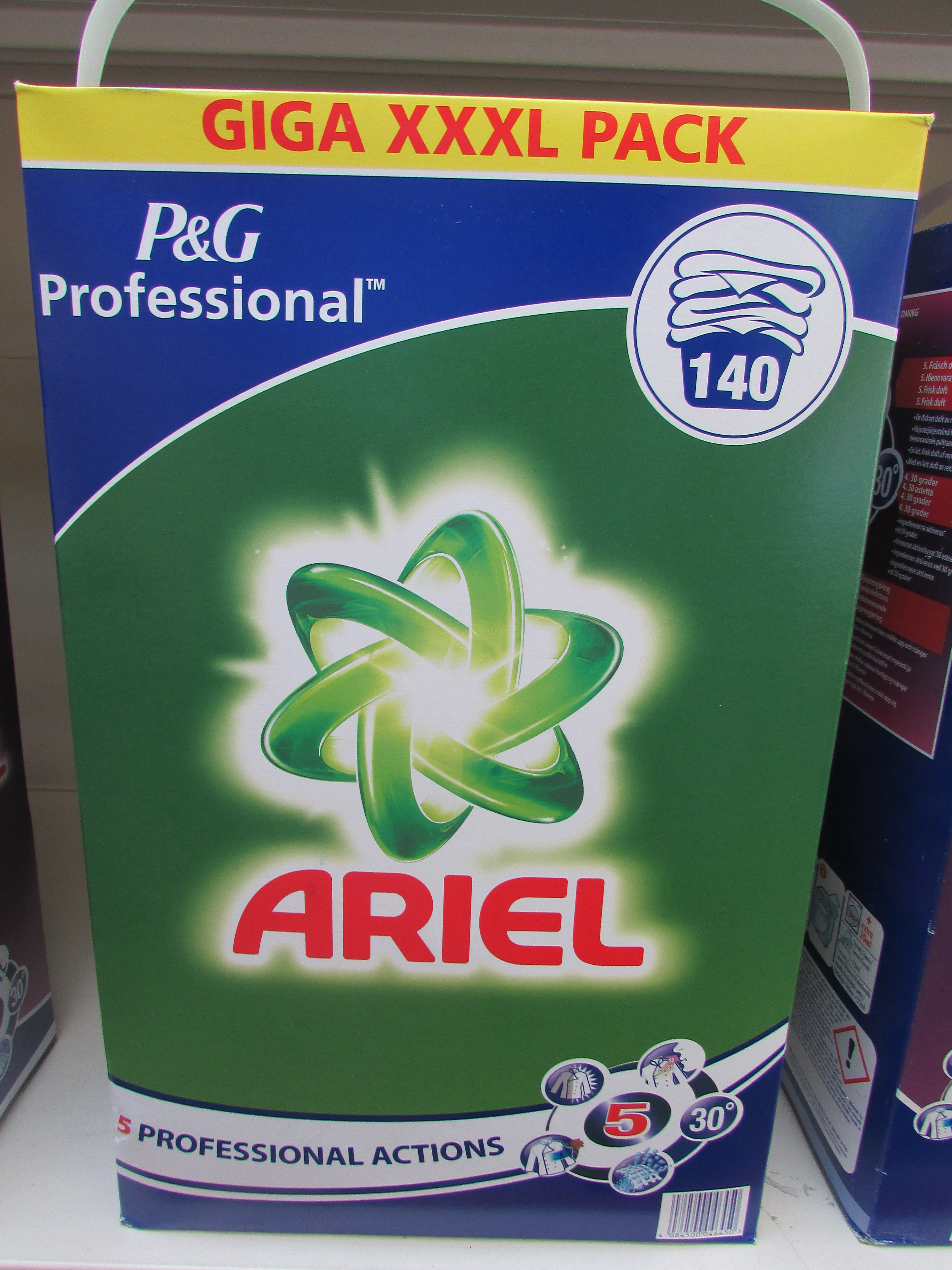 1 x Ariel Mega Pack 245 Wash and 1 Ariel 145 Wash
