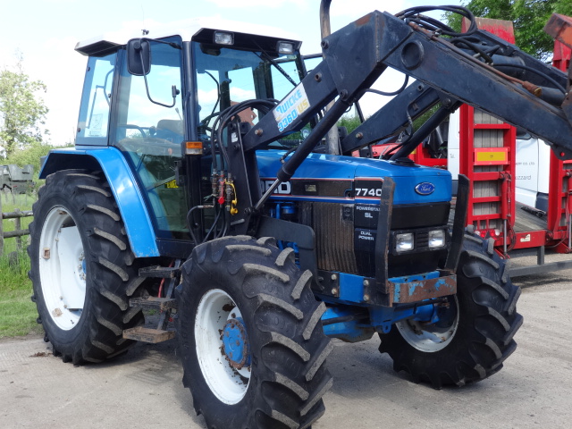 FORD 7740 SLDP/POWERSTAR 4WD TRACTOR with Air Con and Quickie 3360 ...
