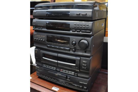 Sony compact hi-fi system LBT-A290, servo controlled turntable and a ...