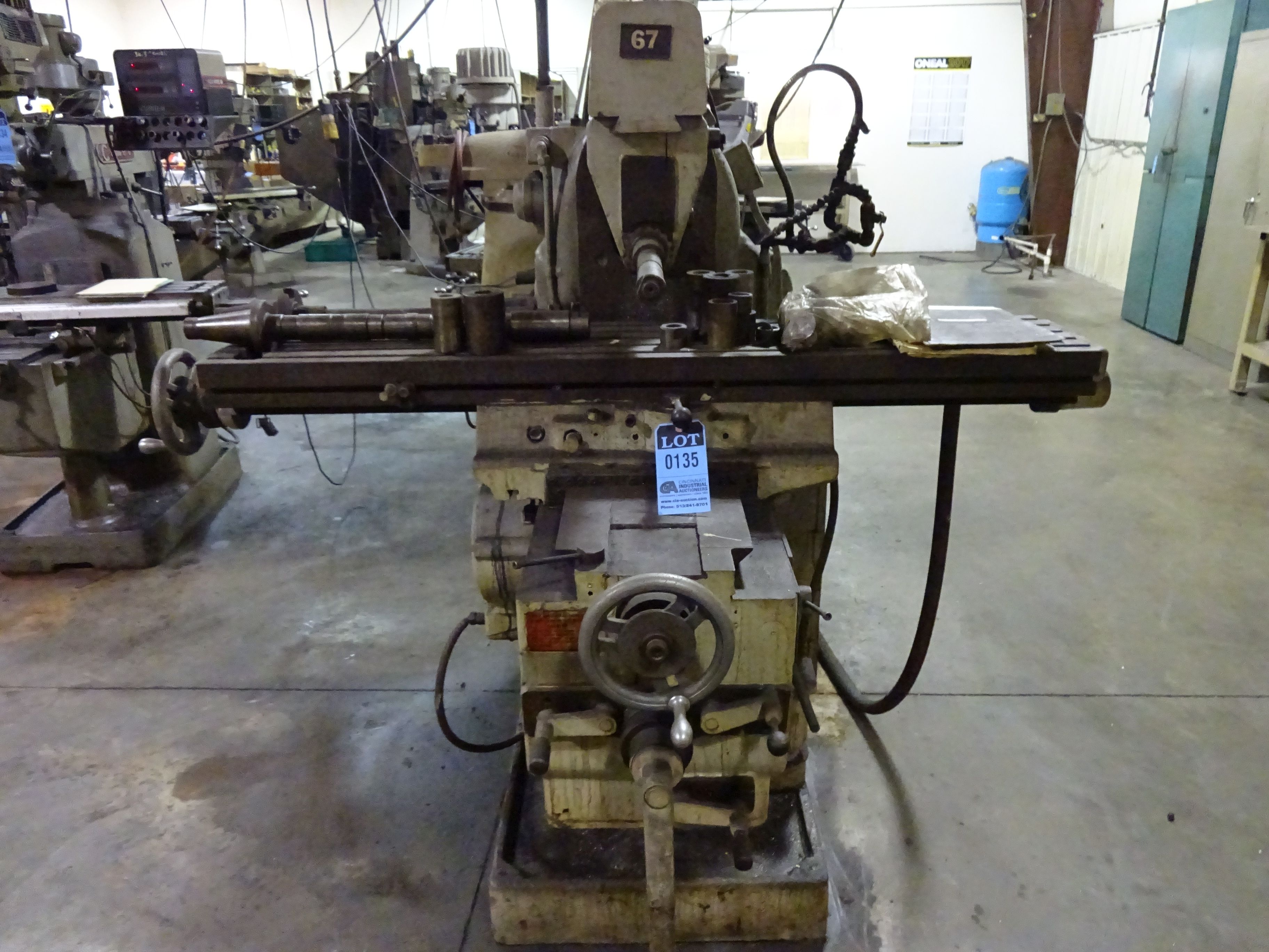 GREAVES CINCINNATI NO. 2XH HORIZONTAL MILLING MACHINE; S/N 14796662