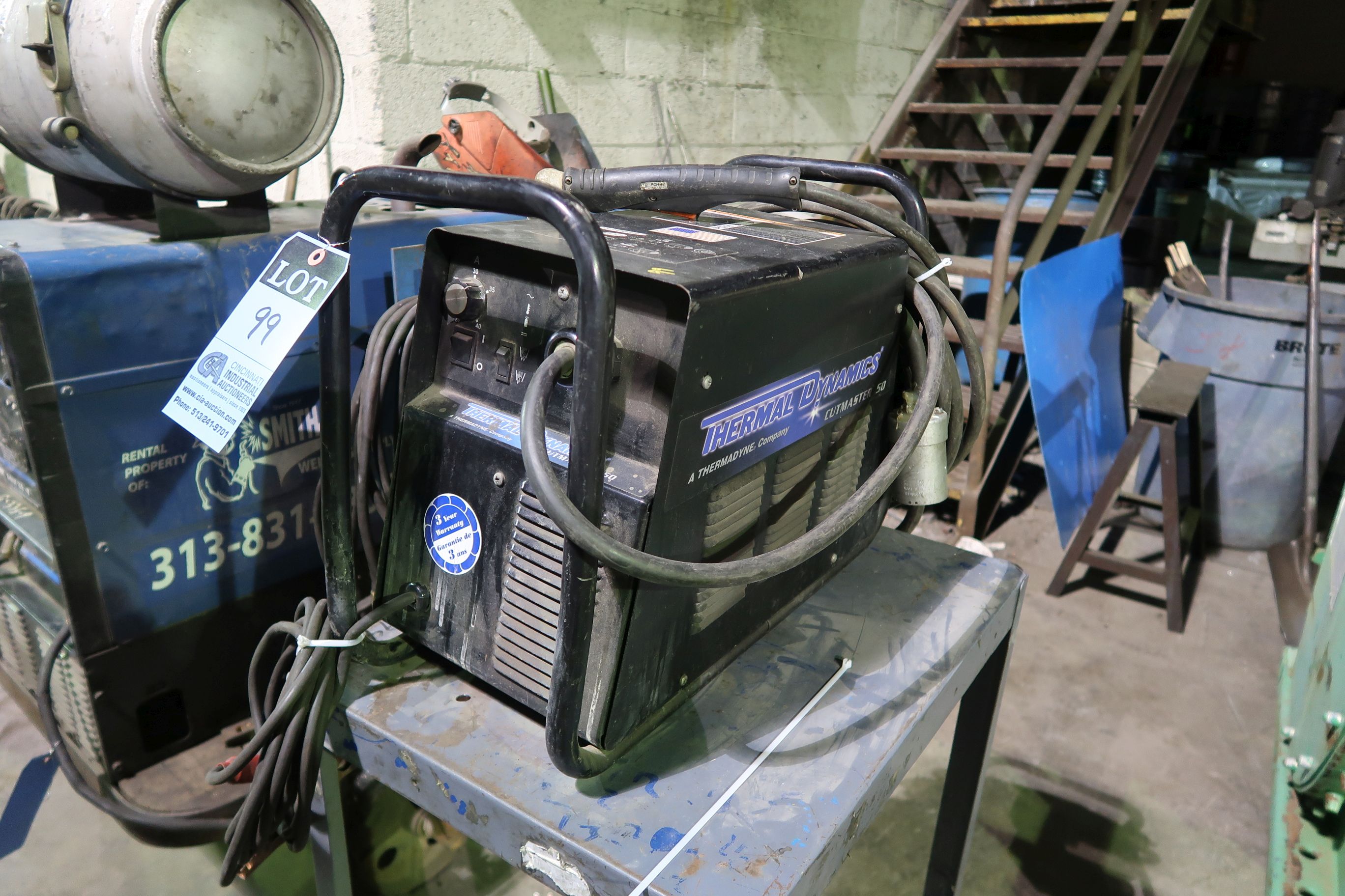 THERMAL DYNAMICS CUTMASTER 50 PLASMA CUTTER; S/N 02163911 (NEW 2003)