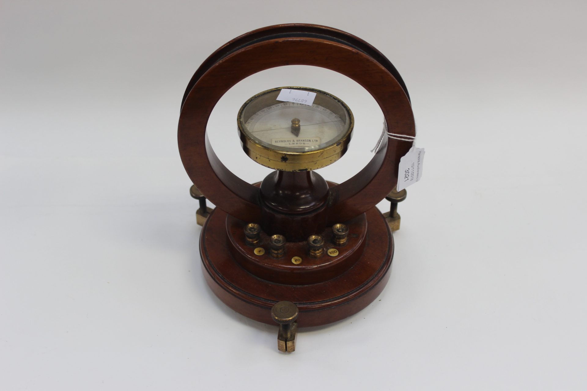 Scientific Instrument; Ballistic Galvanometer, circa 1920, an early ...