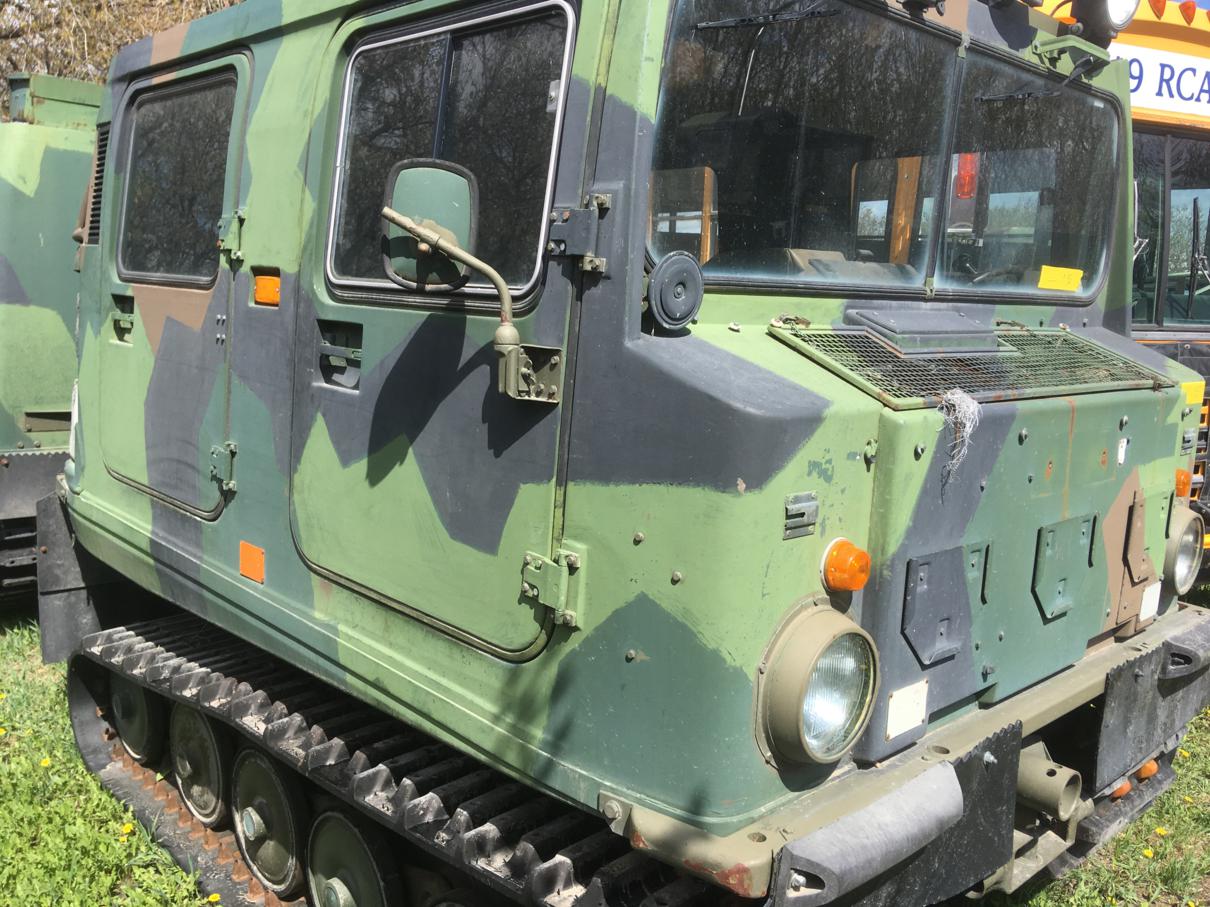 1985 Hagglunds BV-206 snow vehicle Serial #262215 BV-206 Military track ...