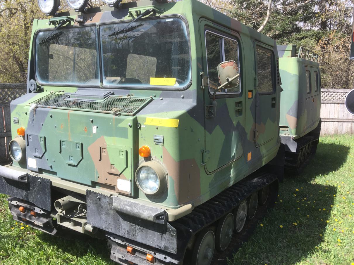1985 Hagglunds BV-206 snow vehicle Serial #262215 BV-206 Military track ...