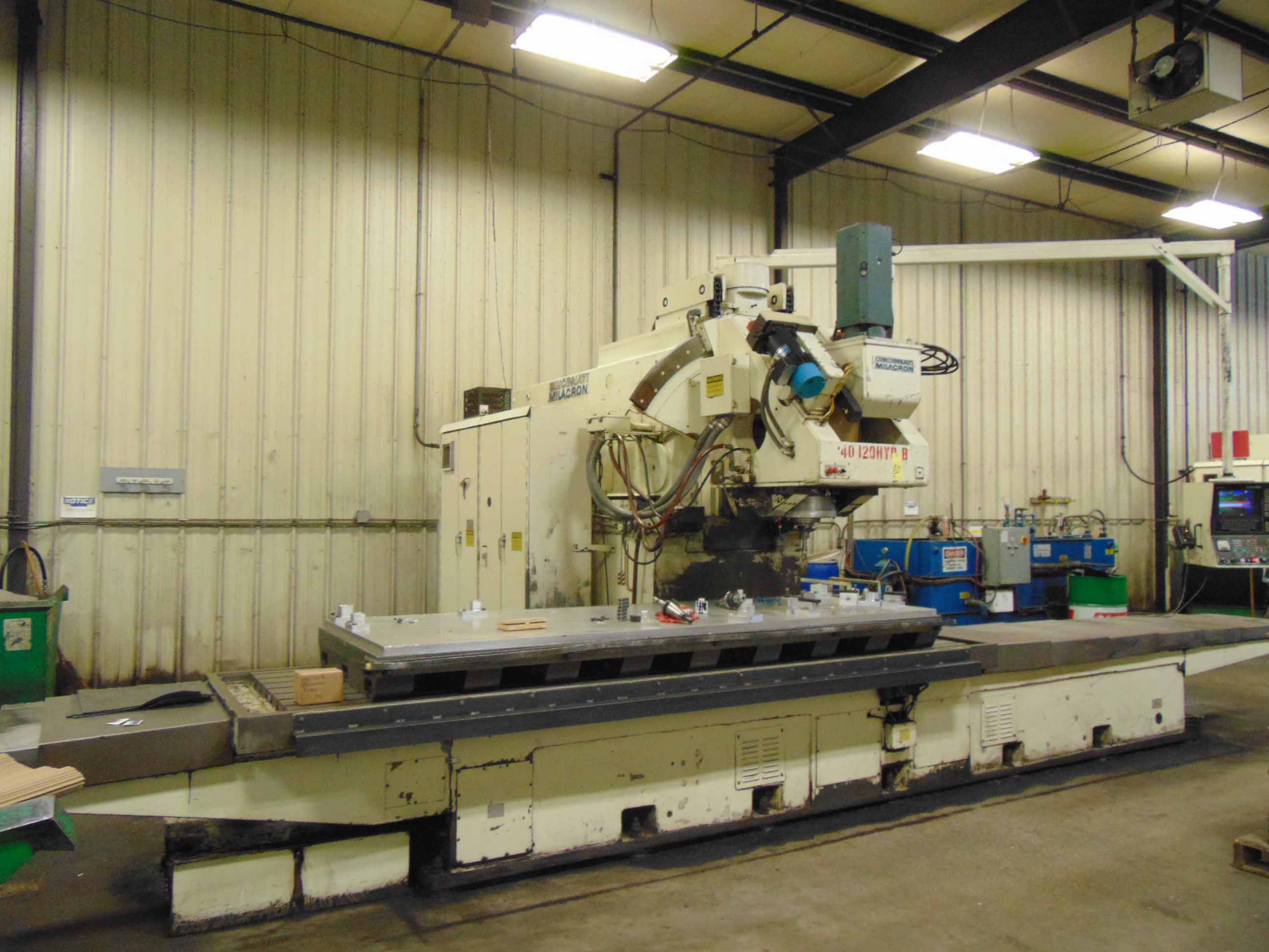 5-AXIS CNC VERTICAL MILLING MACHINE, CINCINNATI MILACRON MDL. 40V-120 ...