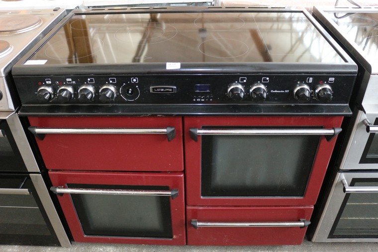 1 x LEISURE COOKMASTER 101 PROFESSIONAL SERIES RANGE COOKER WITH 5 ...
