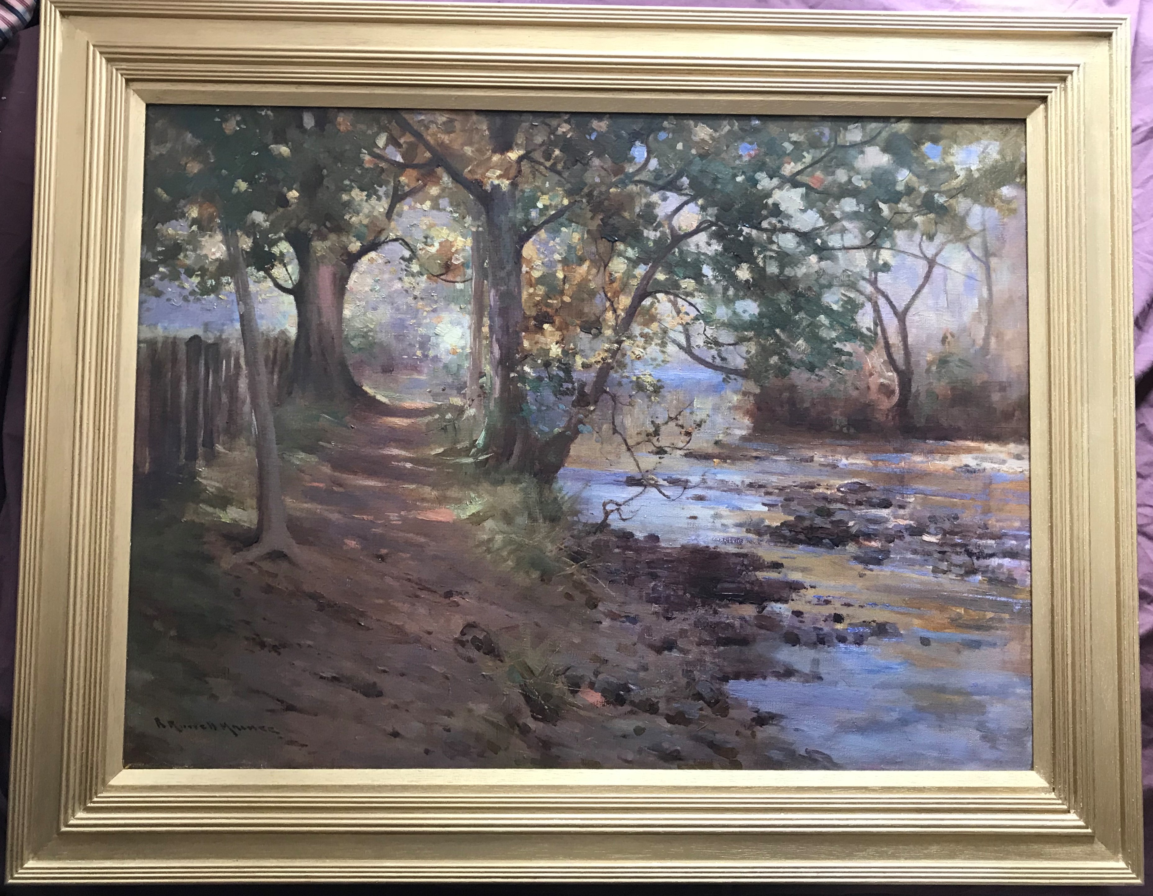 Robert Russell MacNee Scottish 1880-1952 Exhib G.I, R.A, R.S.A Superb ...