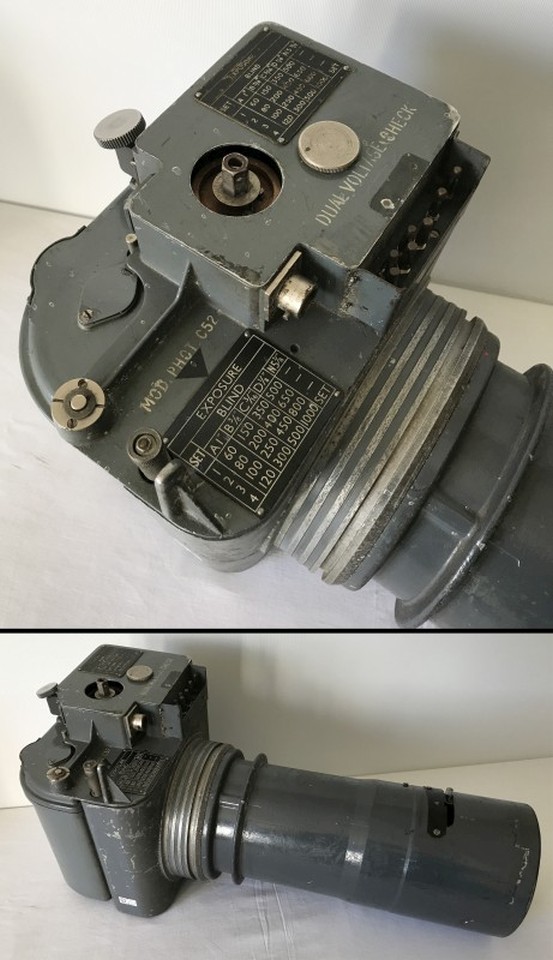 An original WW2 Spitfire reconnaissance camera. With Air Ministry AM ...