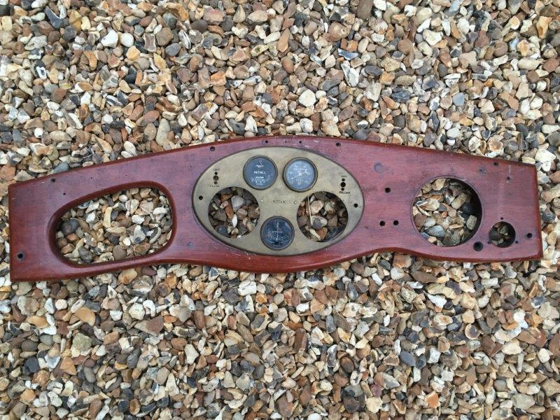 1930 Riley 9 - a mahogany dashboard with brass oval Rotax dashboard ...