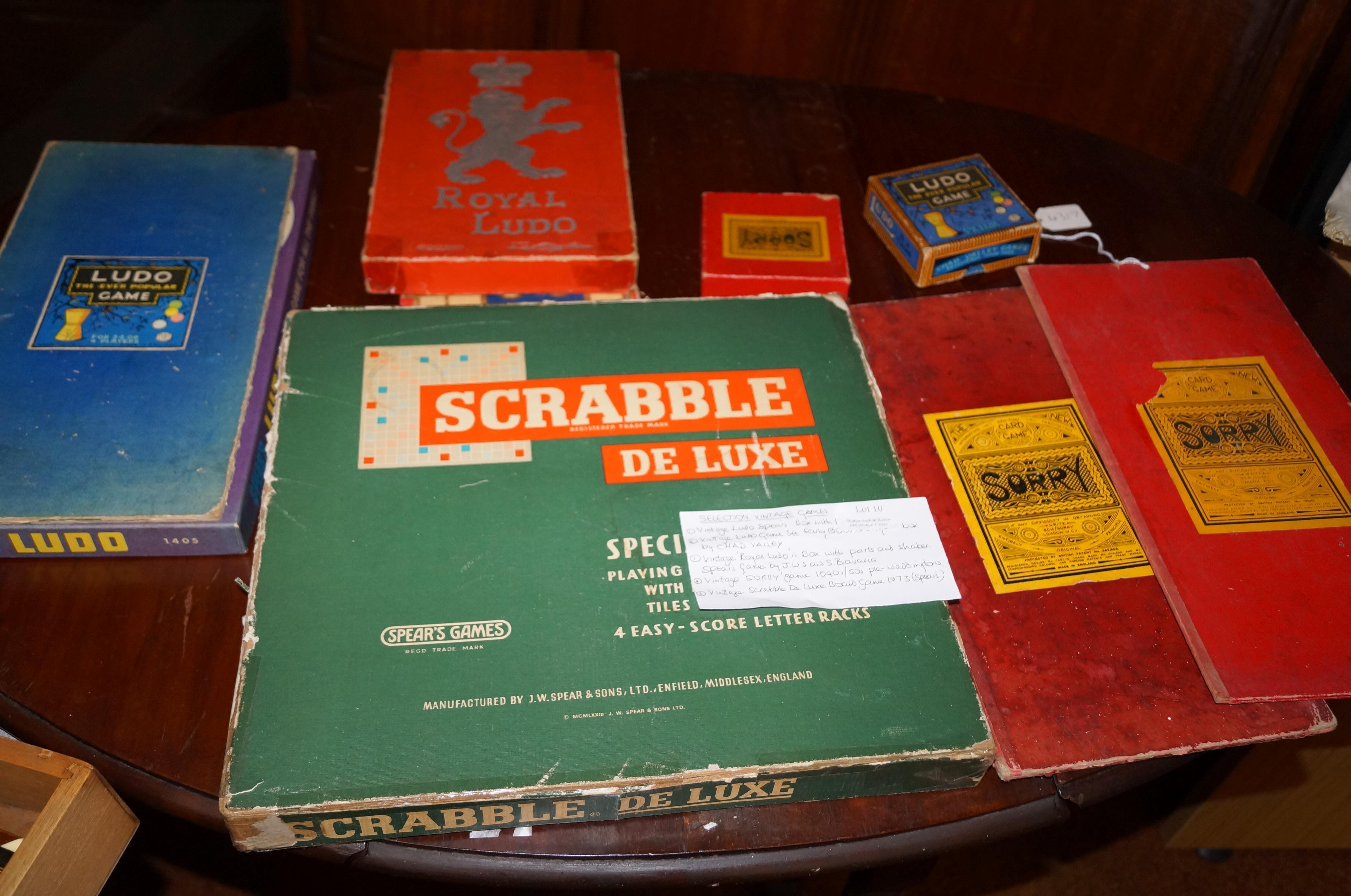 Vintage board games