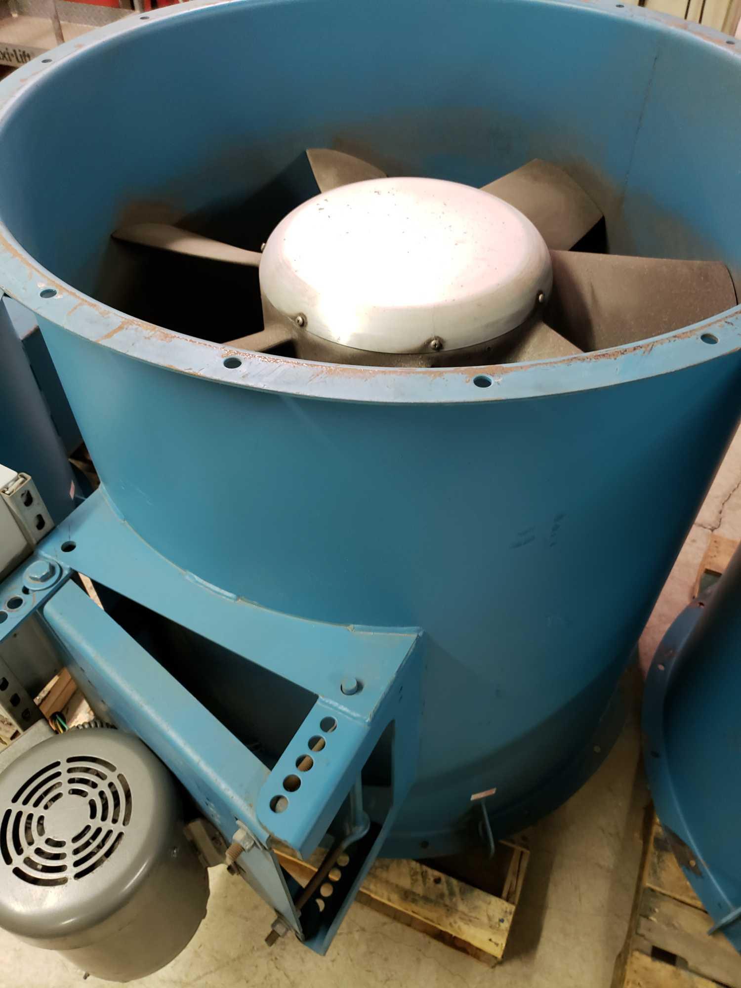 Twin City Fan and Blower Axial style fan. Size 42b4 Type TCva. 47" Tall ...