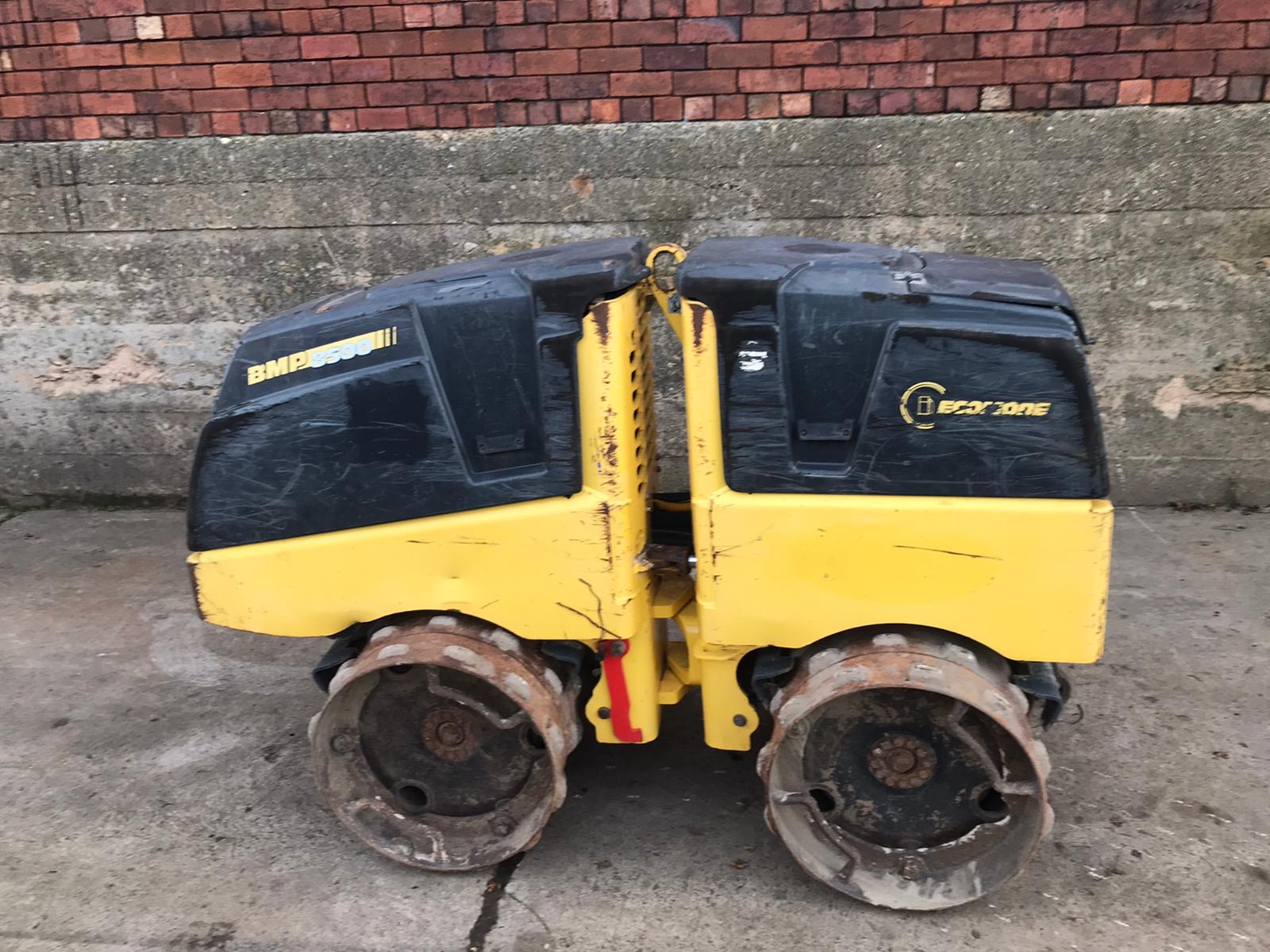 DM - BOMAG TRENCH ROLLER, MODEL BMP8 500, C/W REMOTE CONTROL, KUBOTA ...