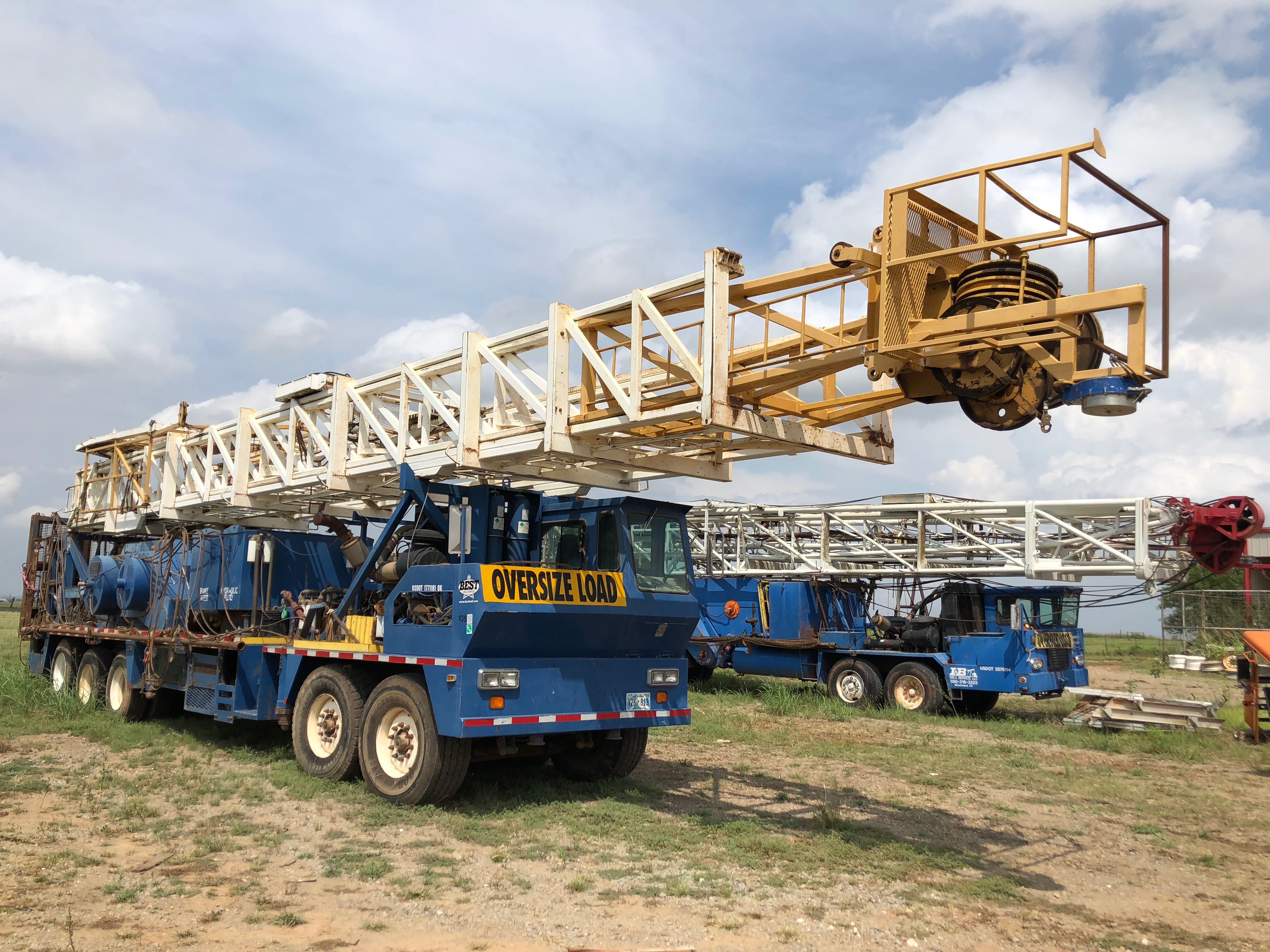 2008 STEWART & STEVENSON/CROWN, WORKOVER RIG, VIN# 1C9SX15499R978004 ...