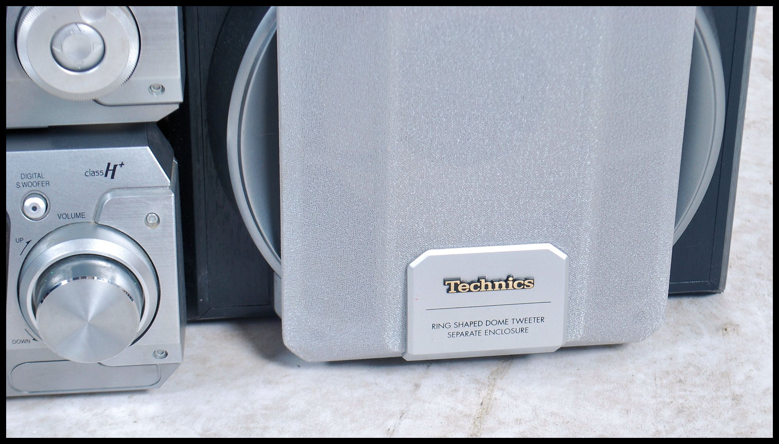 A 1990's / late 20th century Technics stacking hi-fi systems to include ...