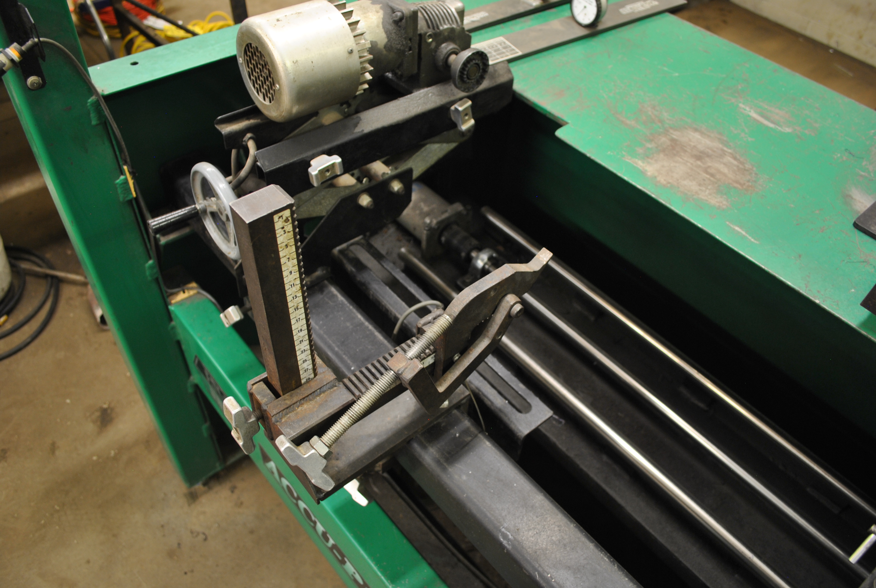 Foley United Accu-Pro 630 Spin Relief Grinder, SN 99K6301370, Operator ...