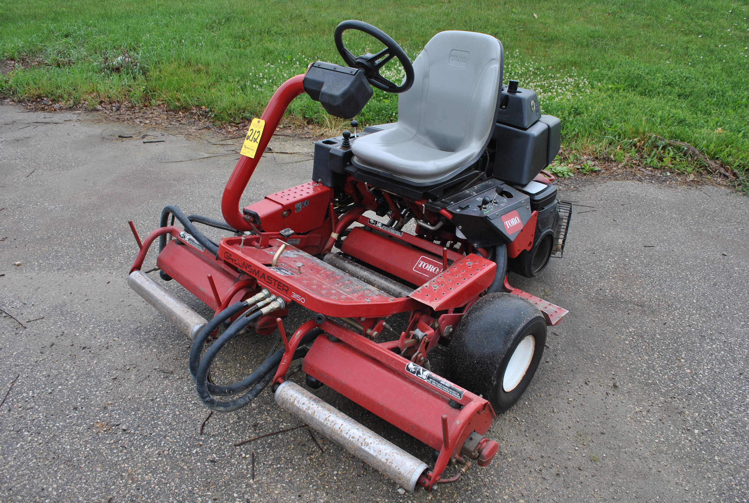 Toro Greensmaster 3150 Greens Mower, SN 220000573, Vanguard 18 HP Gas ...