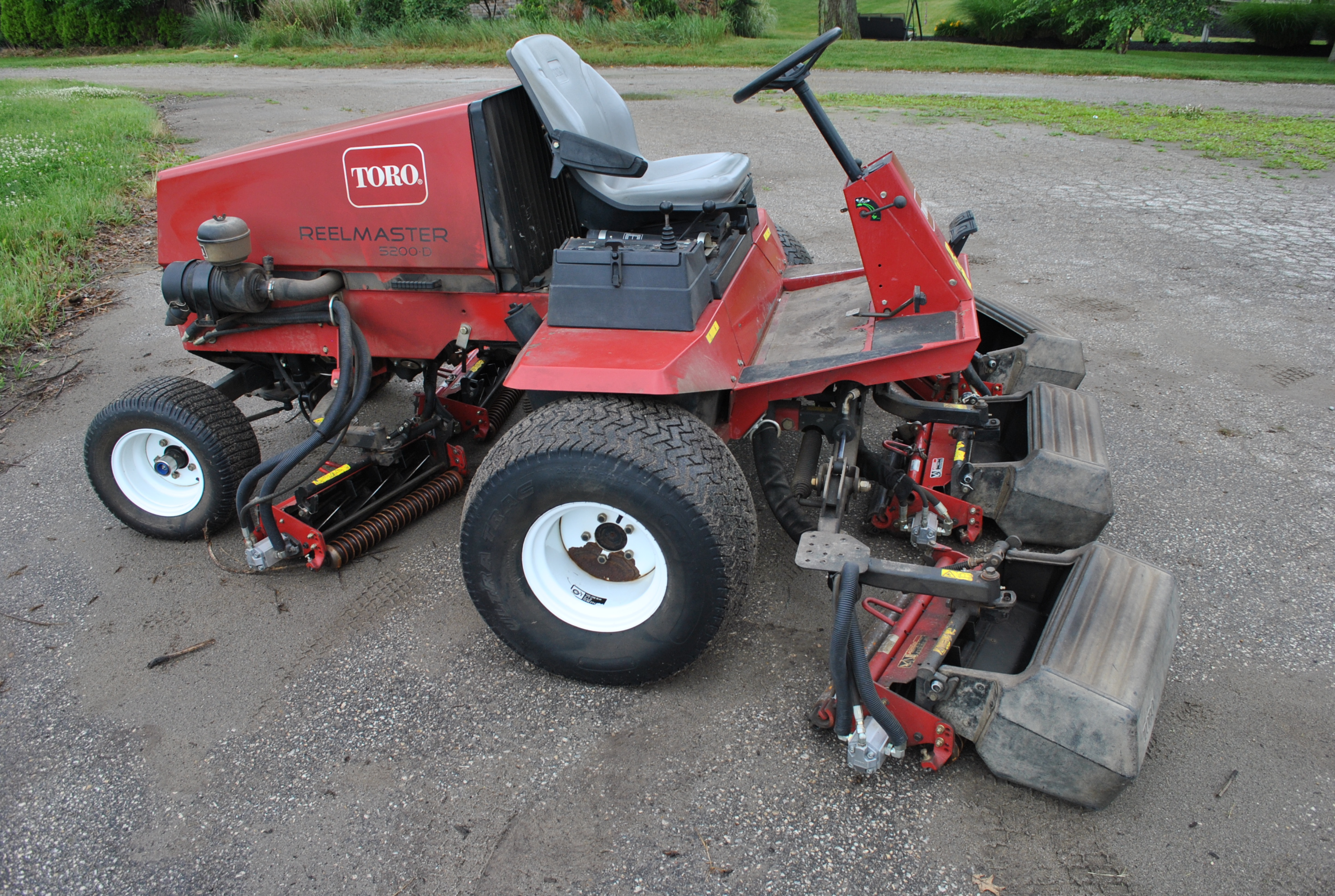 Toro Reelmaster 5200D Fairway Mower, SN 240004388, Kubota Liquid Cooled ...