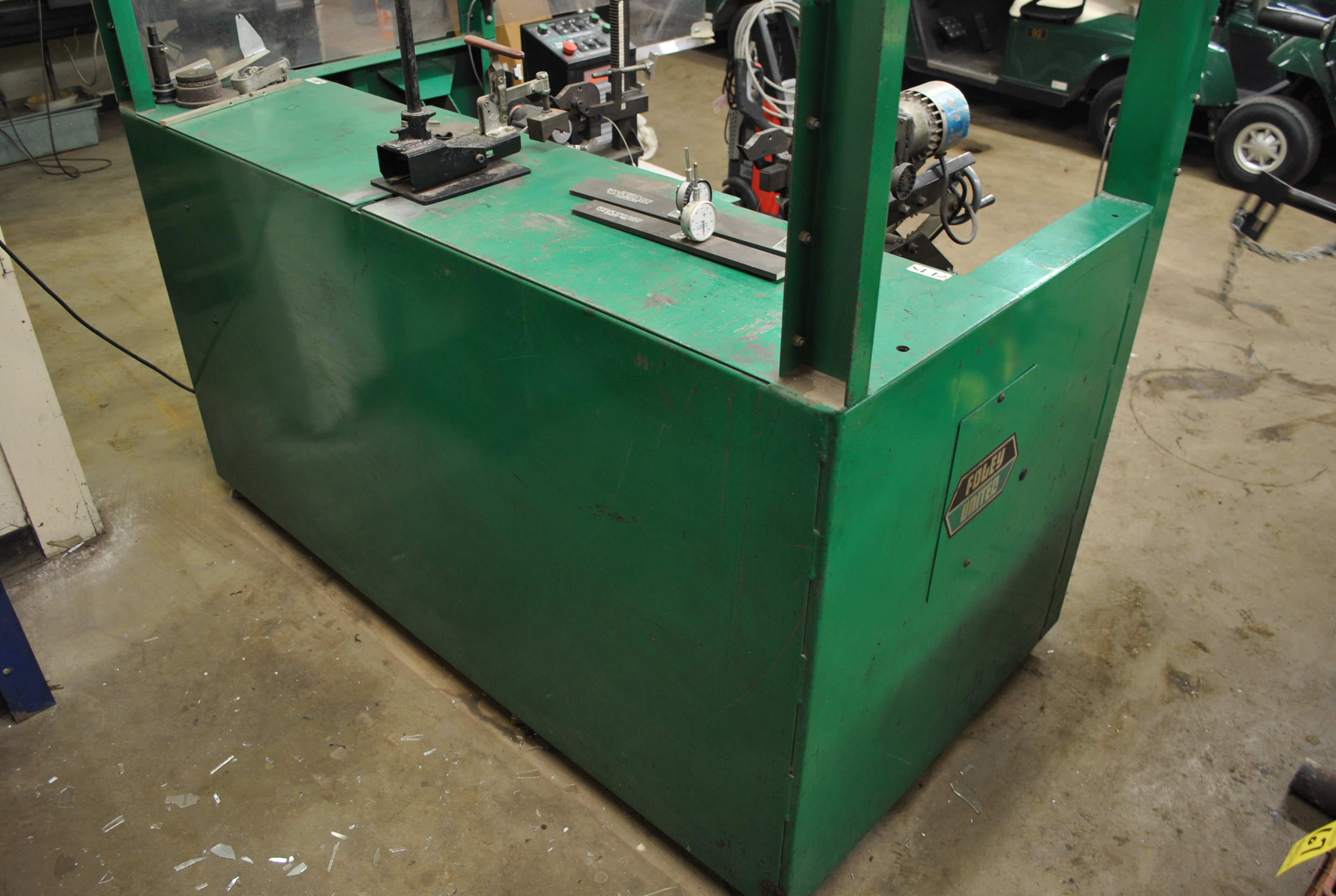 Foley United Accu-Pro 630 Spin Relief Grinder, SN 99K6301370, Operator ...