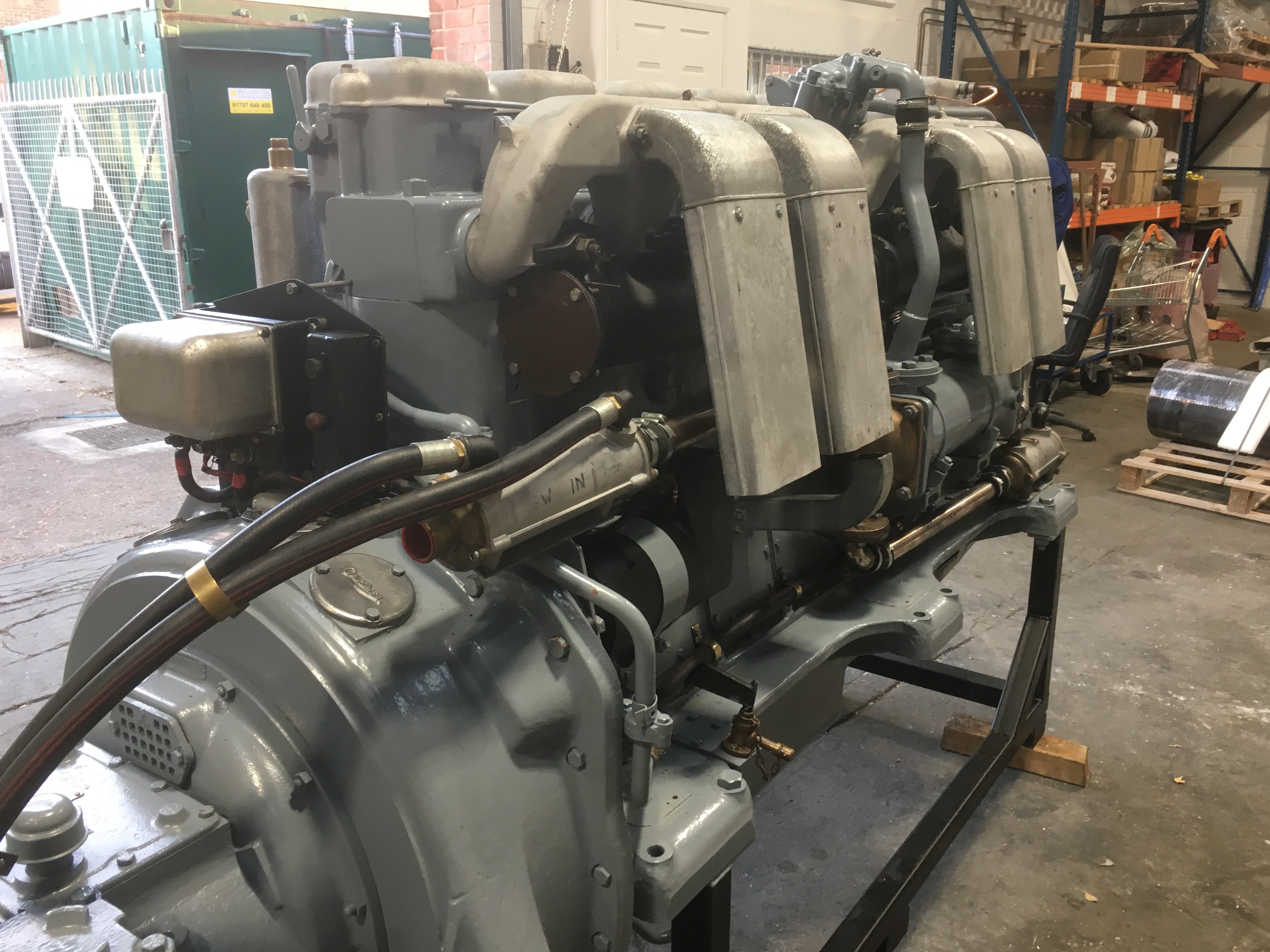 * A fully reconditioned Gardner Model 8L3B Marine Diesel Engine with ...