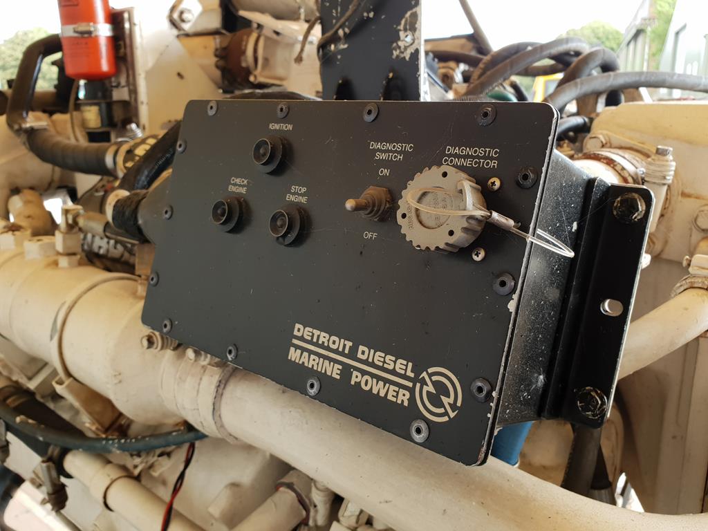 * Detroit 6V92 Marine Diesel Engine. A Detroit 6V92 Marine Diesel ...
