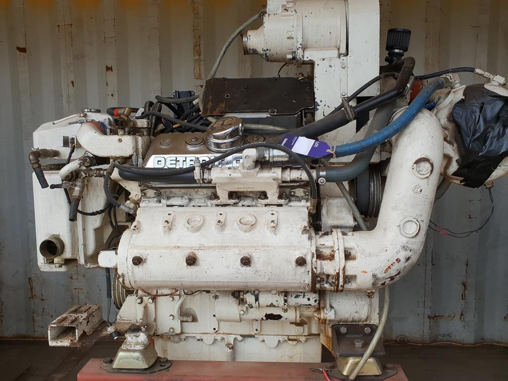 * Detroit 6V92 Marine Diesel Engine. A Detroit 6V92 Marine Diesel ...