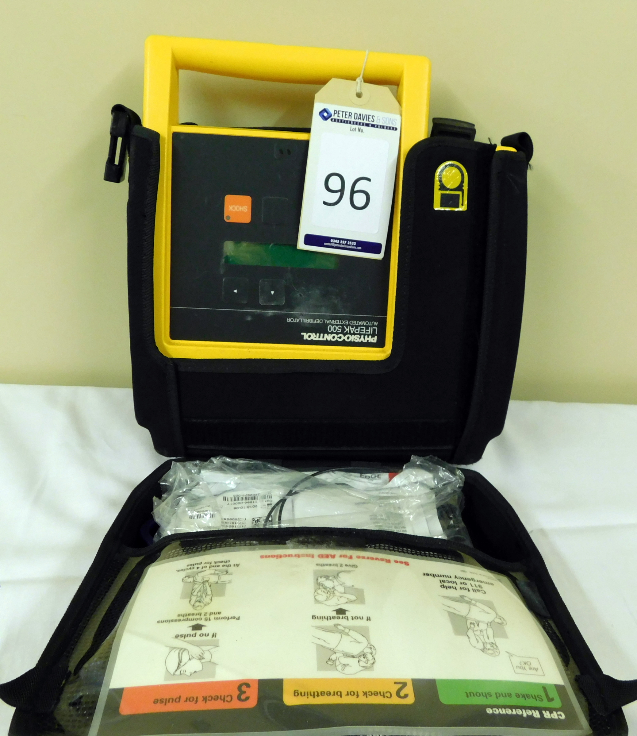 Medtronic Lifepak 500 Defibrillator, Serial Number: 13158996, Asset ...