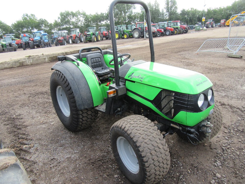 Deutz Fahr Agrokid 45 Compact Tractor With Rollbar & Turf Tyres. Reg.No ...