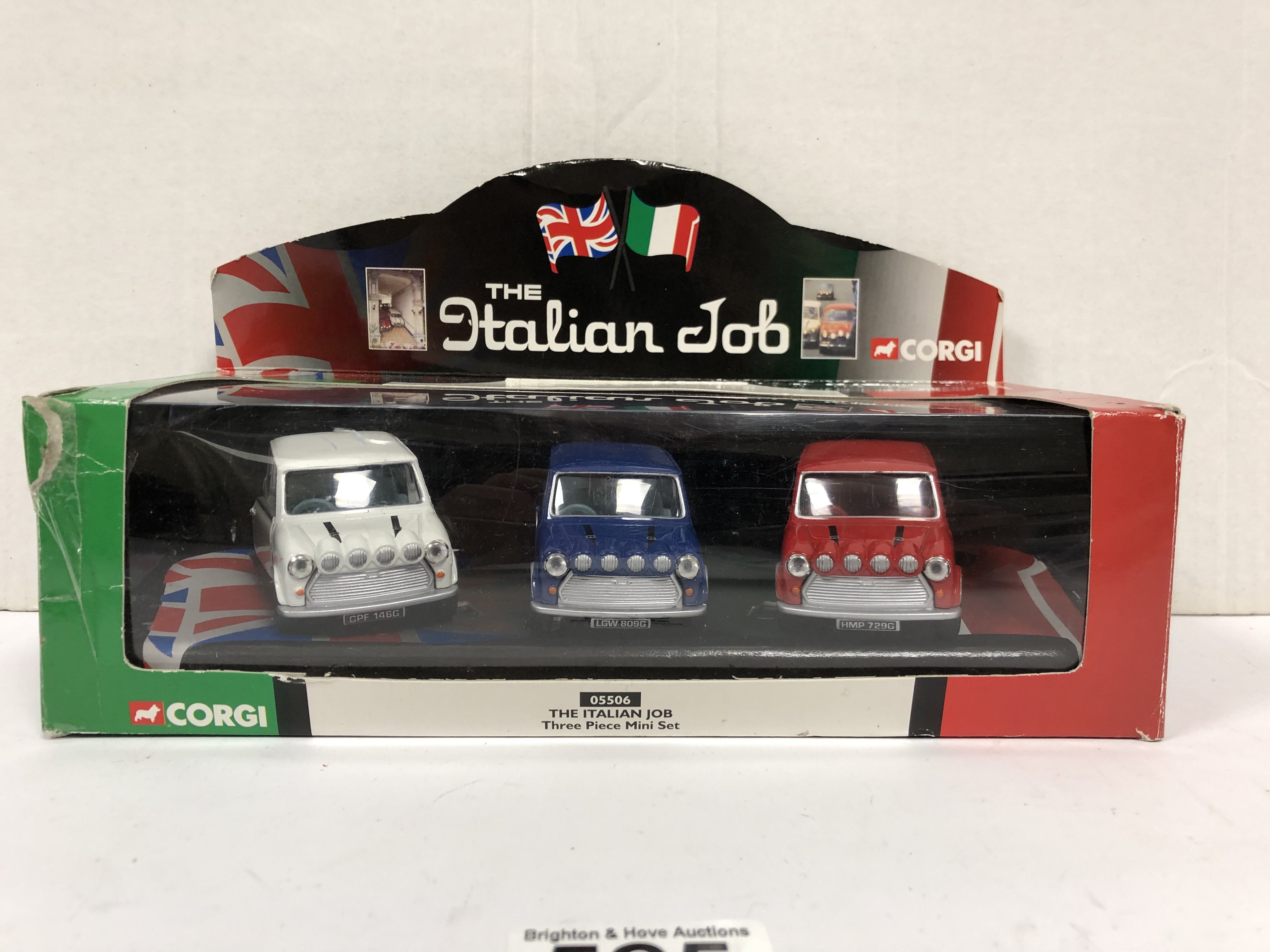 THE ITALIAN JOB MINI SET C.1998 BY CORGI, NO 05506, IN ORIGINAL BOX ...
