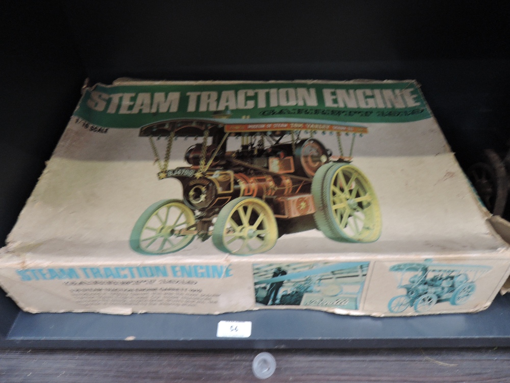 A Bandai (japan) 1:16 scale plastic kit Garrett 1919 Steam Traction ...