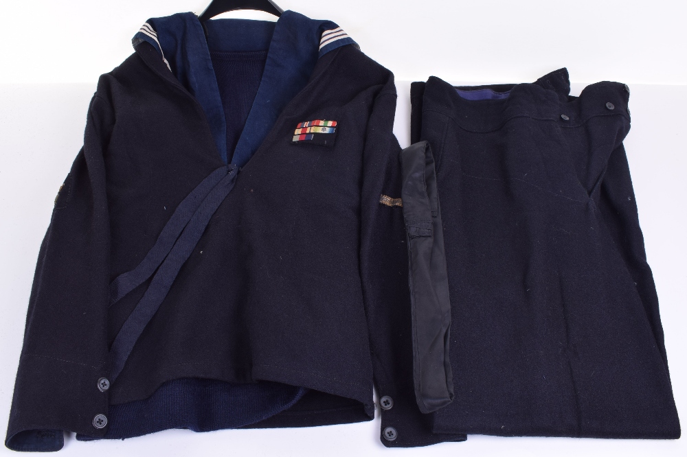 WW2 Royal Navy Ratings Full Uniform, consisting of serge wool 1943 ...