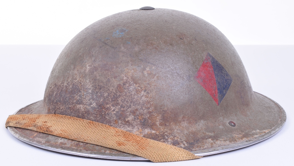 WW2 British Royal Artillery Steel Helmet, standard WW2 pattern steel ...