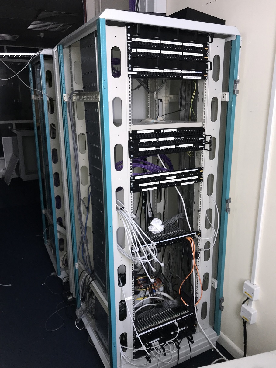 COMMS ROOM NO RESERVE - WINNER TAKE THE LOT! ALL CABINETS, RACKS PC'S ...