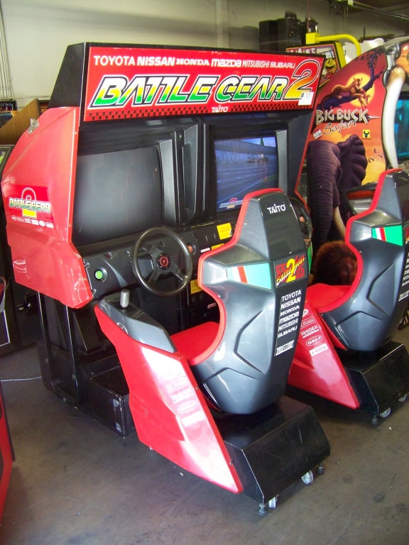 BATTLE GEAR 2 TWIN DRIVER RACING ARCADE GAME TAITO