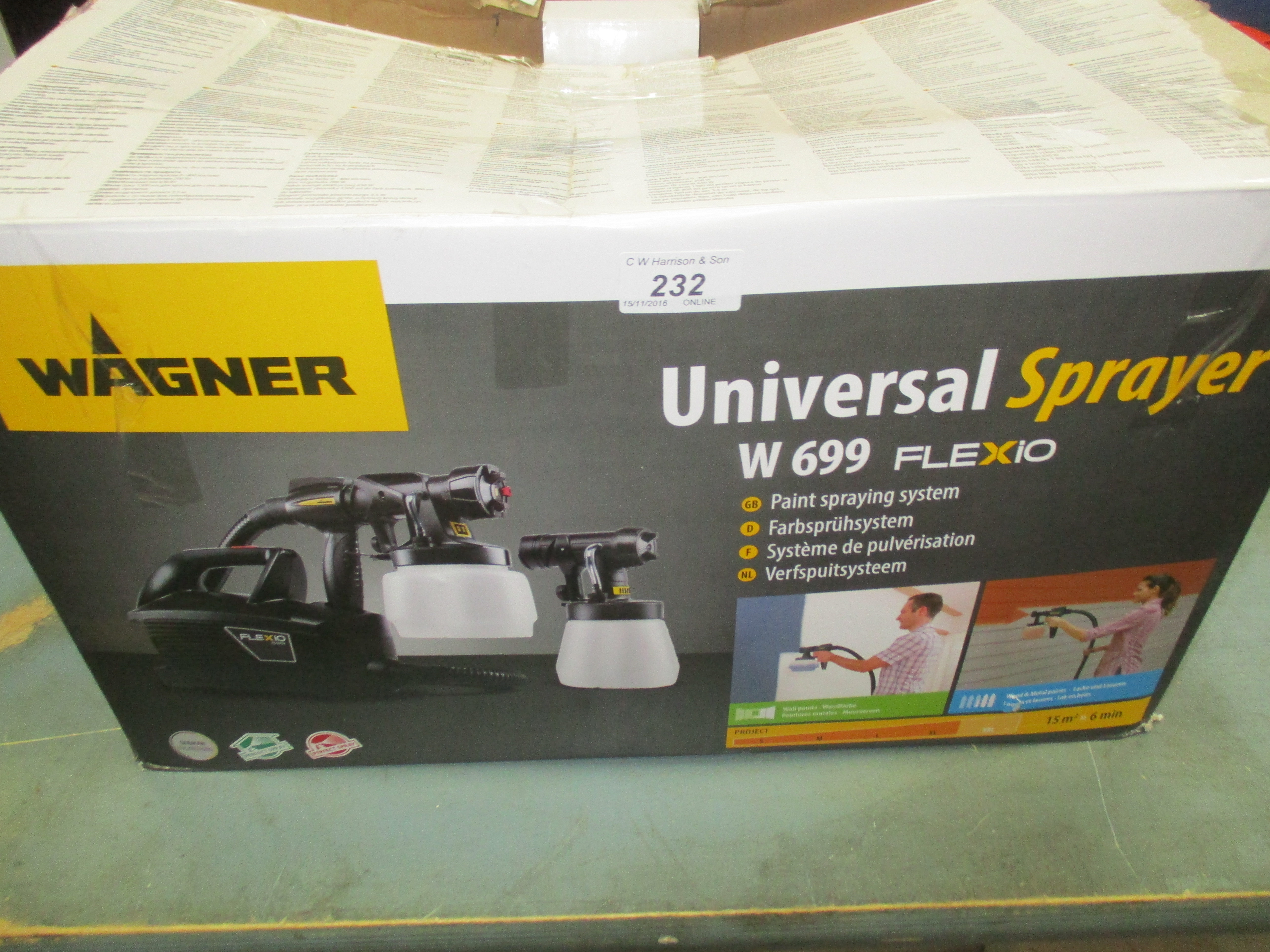A Wagner W699 Universal sprayer.