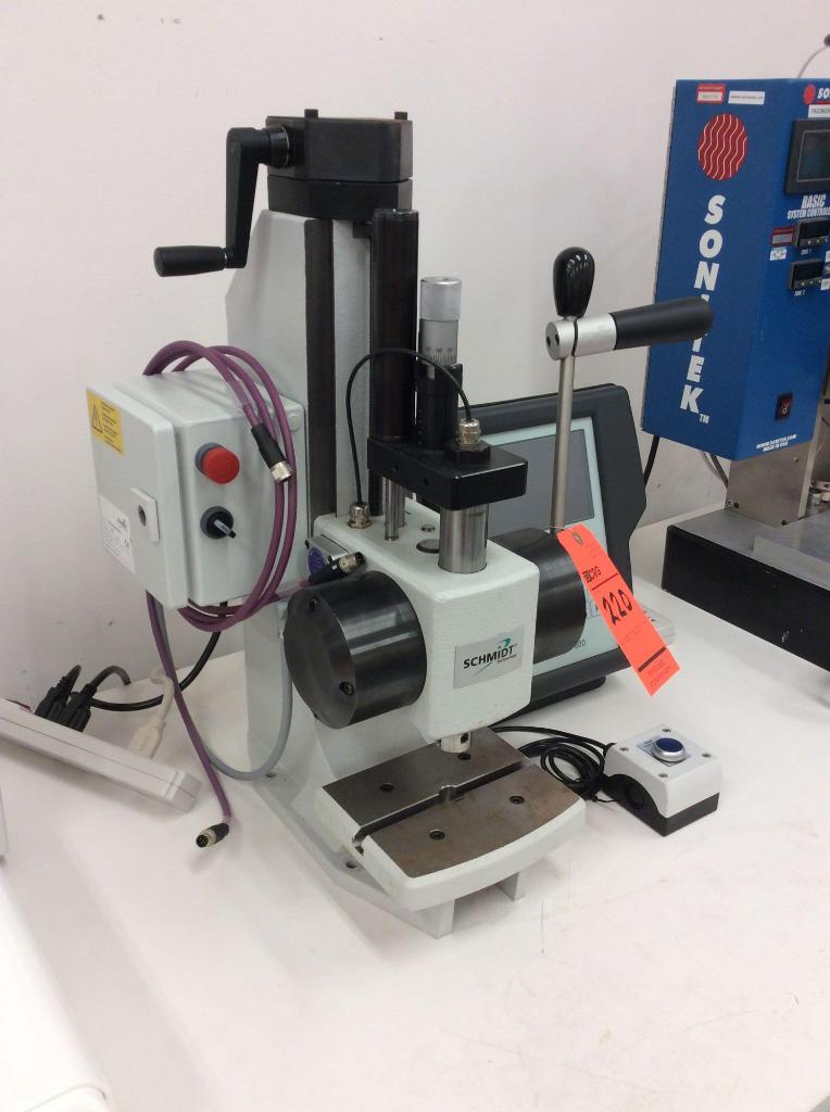 Schmidt benchtop press, mn S22, sn 7750 with Schmidt press control 600 ...