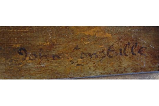 After John Constable RA (1776-1837) - A river landscape, oil on canvas ...