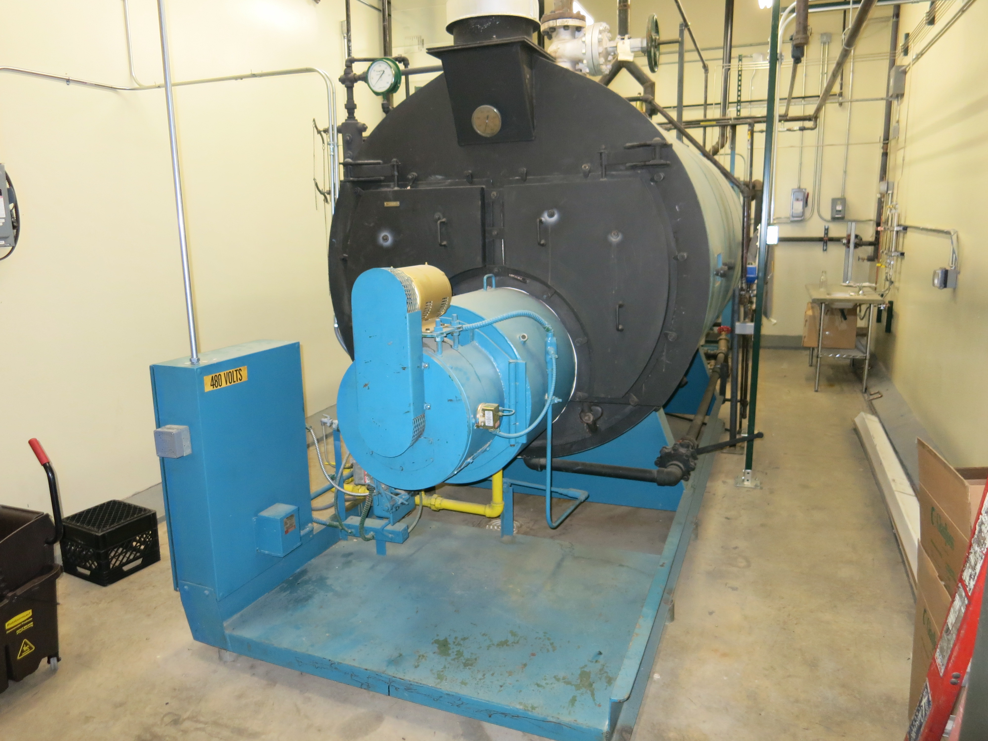 Johnston package boiler, model PFTA1504G1, s/n 939701, 150 hp, with ...