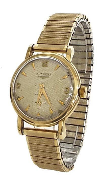 Longines automatic 10k gold filled gentleman's wristwatch, circa 1951 ...