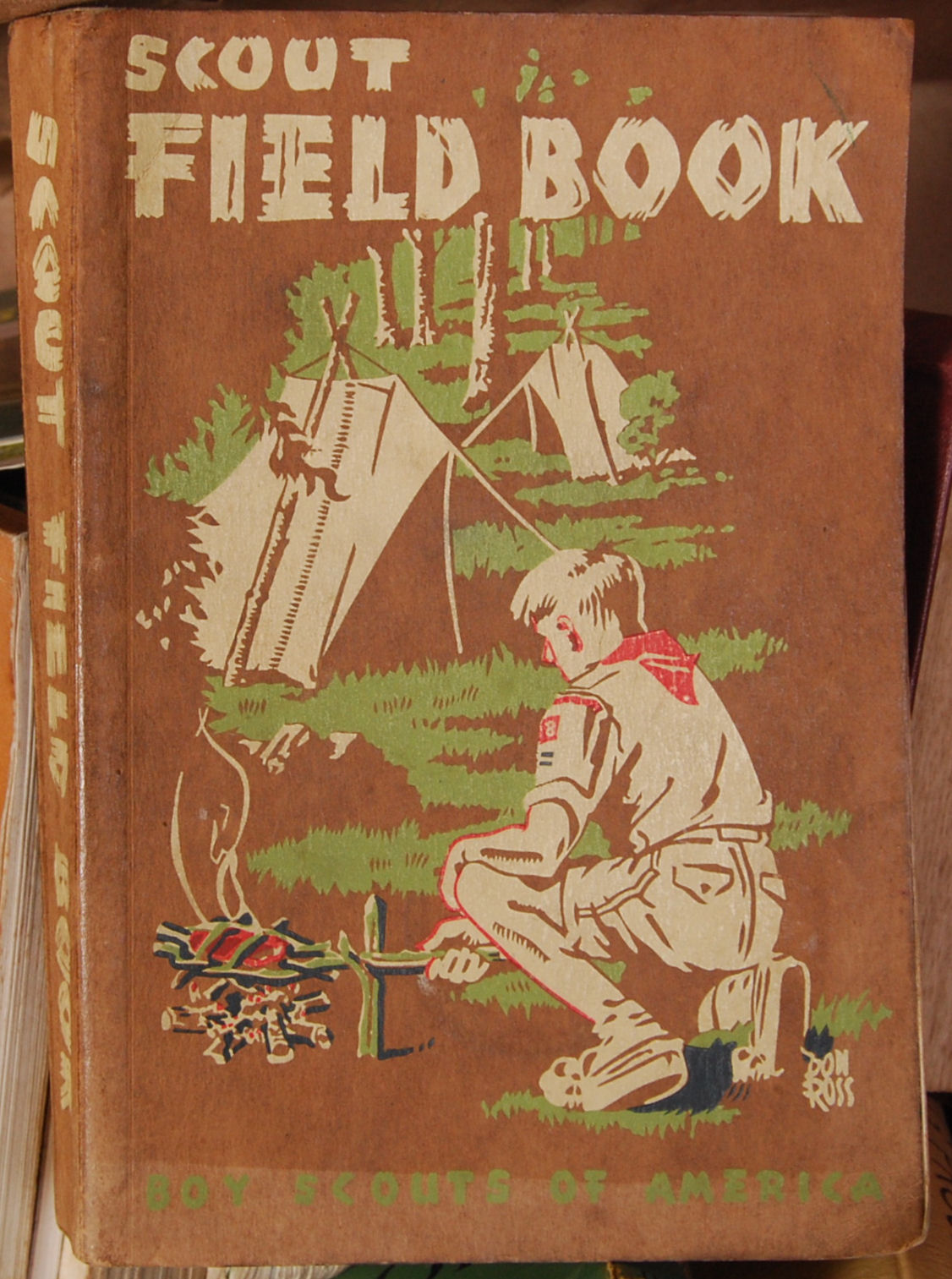 A large collection of vintage & modern scouting books comprising of ...