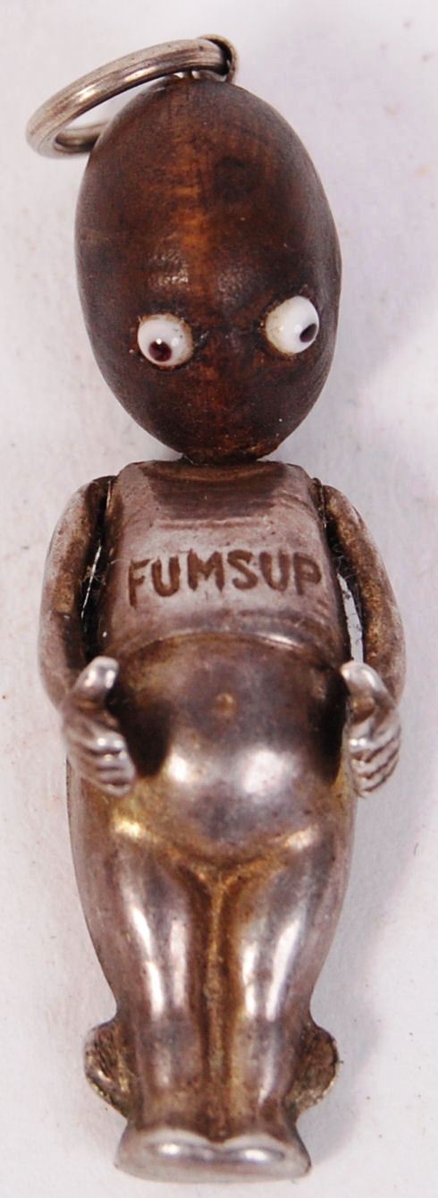 An original First World War WWI silver Fumsup lucky charm with ...