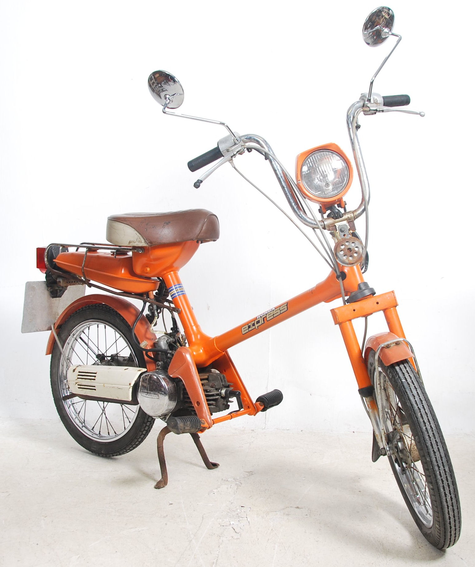 An original retro 1970's Honda Express motorcycle / moped. Registration ...