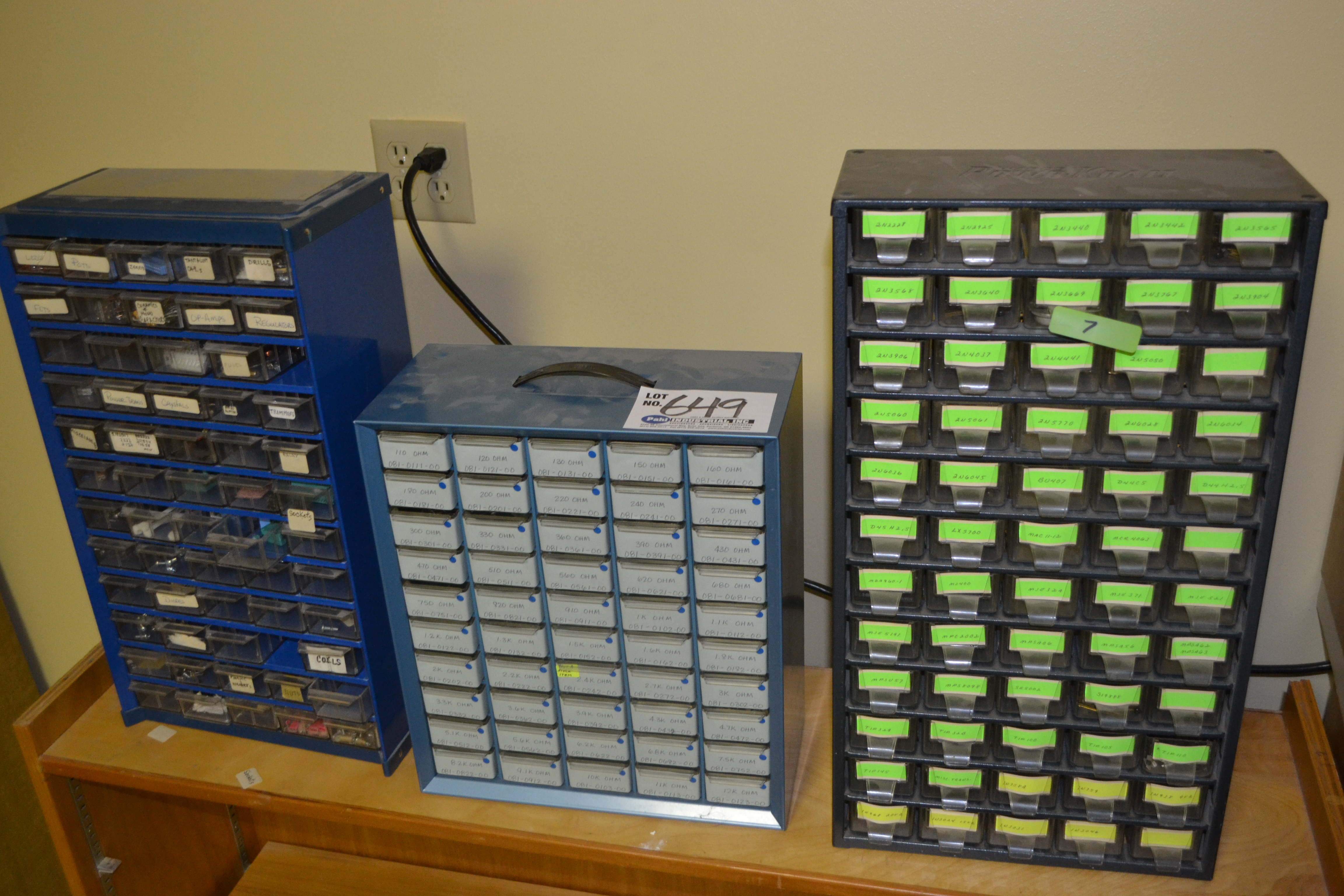 (25) Fastener Bins including contents