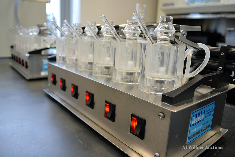 Lauda Alpha RA8 Cooling Thermastat w/ (2) Perme Gear V6, 6-Station ...