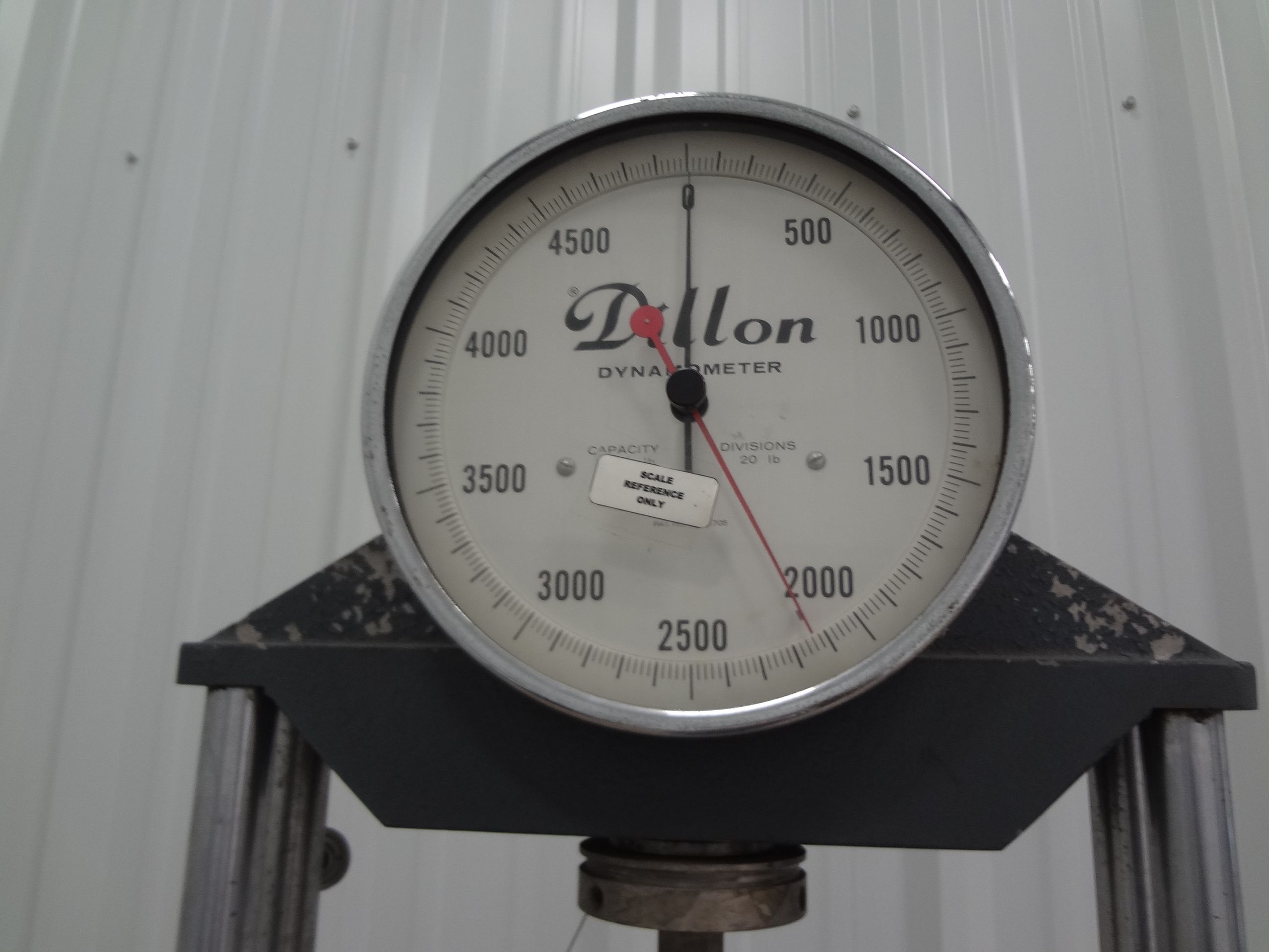 DILLON MODEL LW DYNAMOMETER; S/N 6507, 5,000 LB. CAPACITY