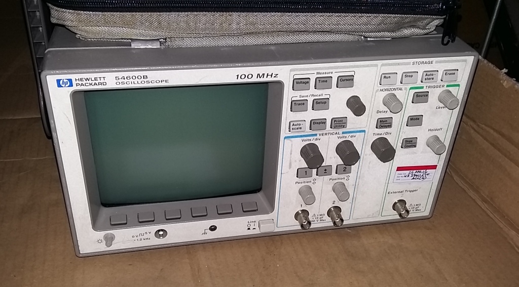 HP 54600B 100mhz oscilloscope