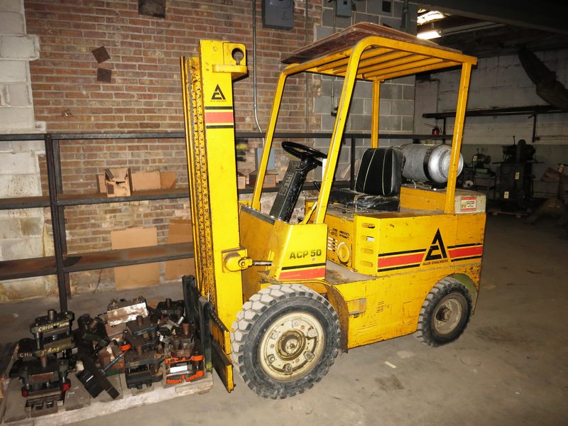 5,000 lbs. Allis-Chalmers ACP-50 Fork Lift, S/N E1HB287 126" Lift ...