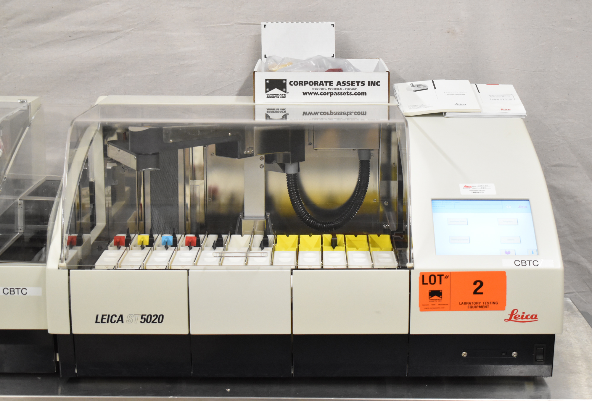 LEICA FULLY AUTOMATED STAINING/COVER SLIPPING SYSTEM CONSISTING OF ...