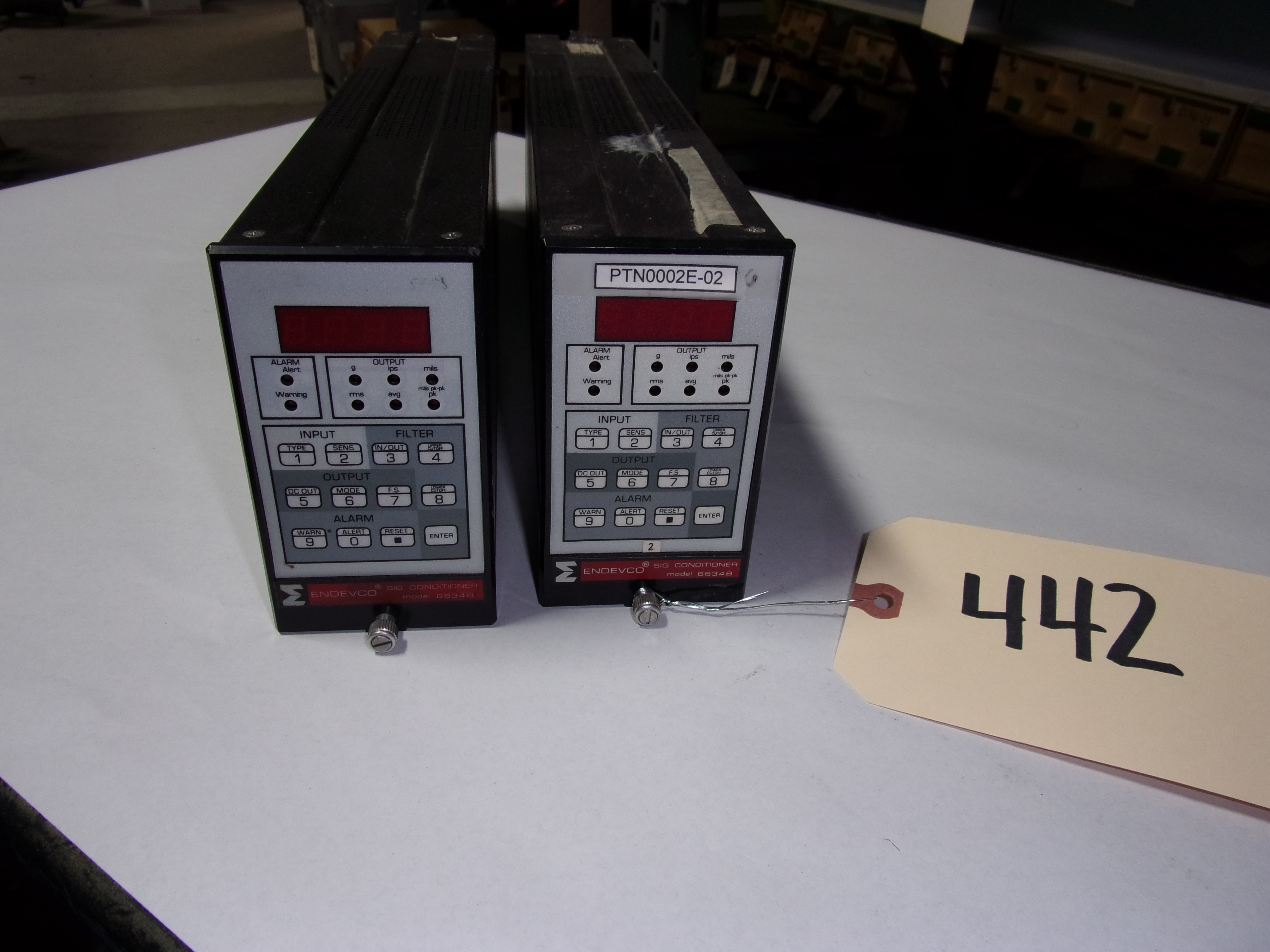(2) Endevco Signal Conditioners, MD# 6634B