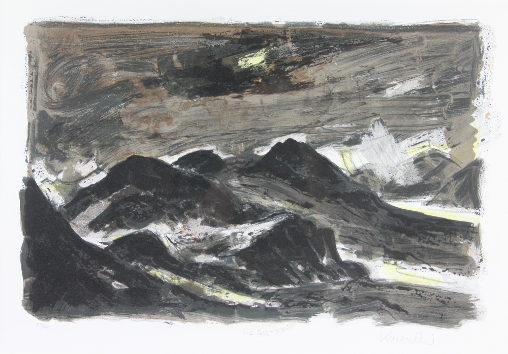 Sir Kyffin Williams (1918-2006),Signed limited edition print, Ogwen ...
