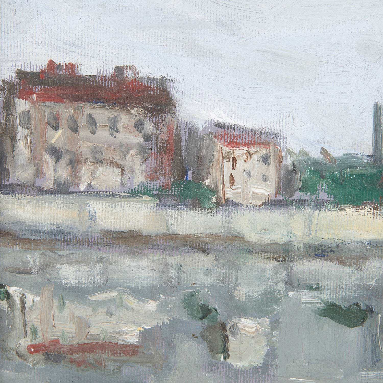 Georg Eisler, painting, Georg Eisler (German,1928-1998), View of Berlin ...